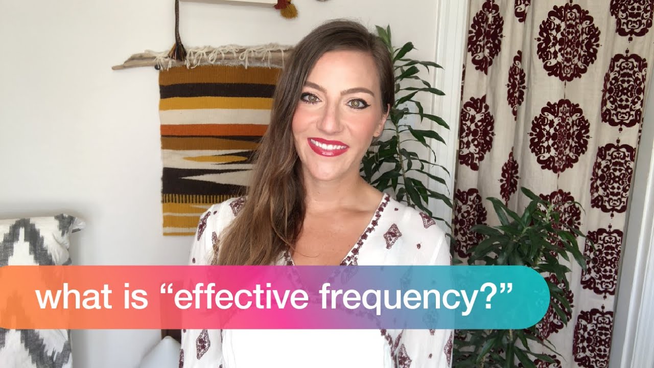 What is "effective frequency"? - YouTube