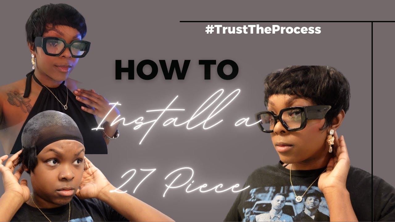 HOW TO: 90’s Inspired Pixie Cut | $15 27-Piece Quick Weave | Beginner ...