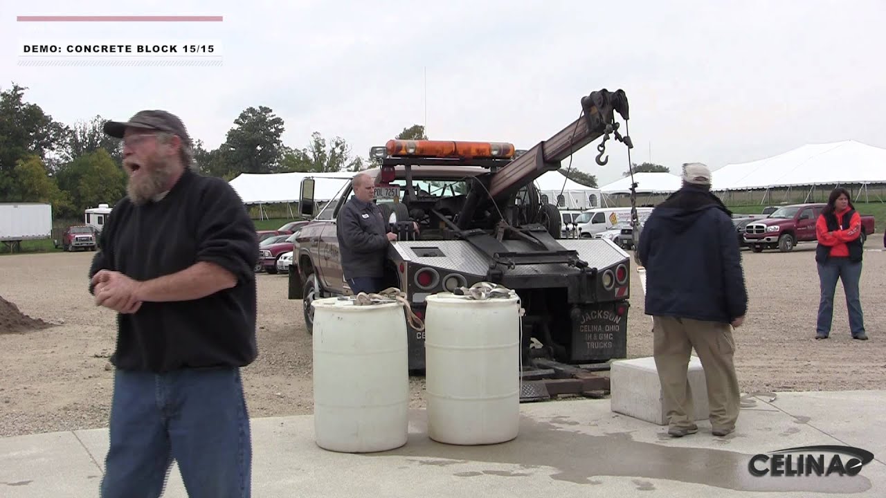 Stake Pull Demonstration (15/15) Dead Weights / Concrete Blocks - YouTube