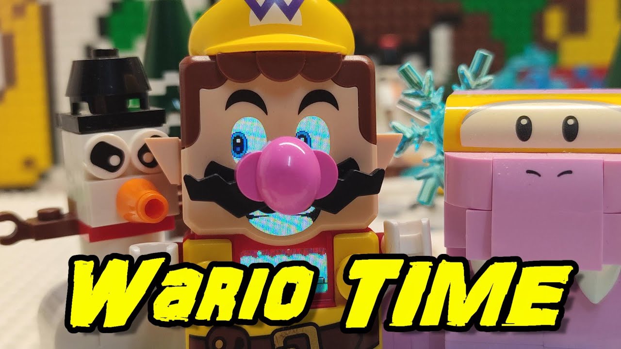 LEGO Super Mario LEGO Wario Frozen World! Wario got the WIN!!! - YouTube