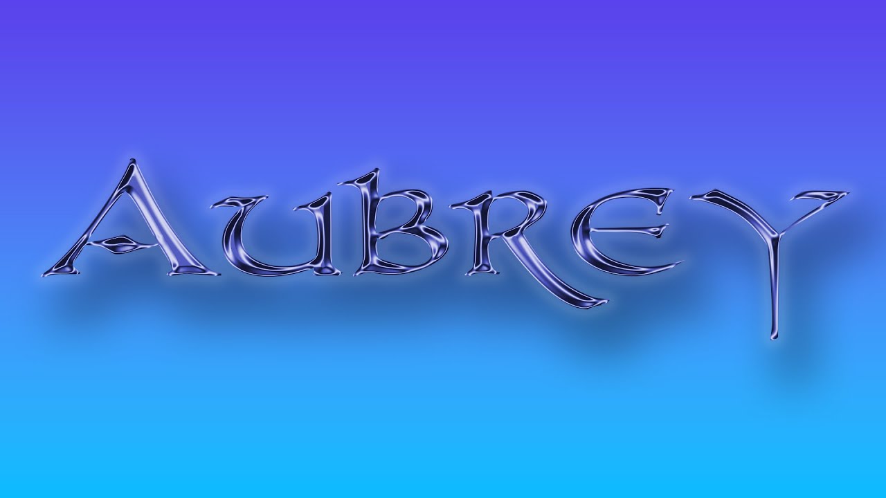 Aubrey - Best Laid Plans - YouTube