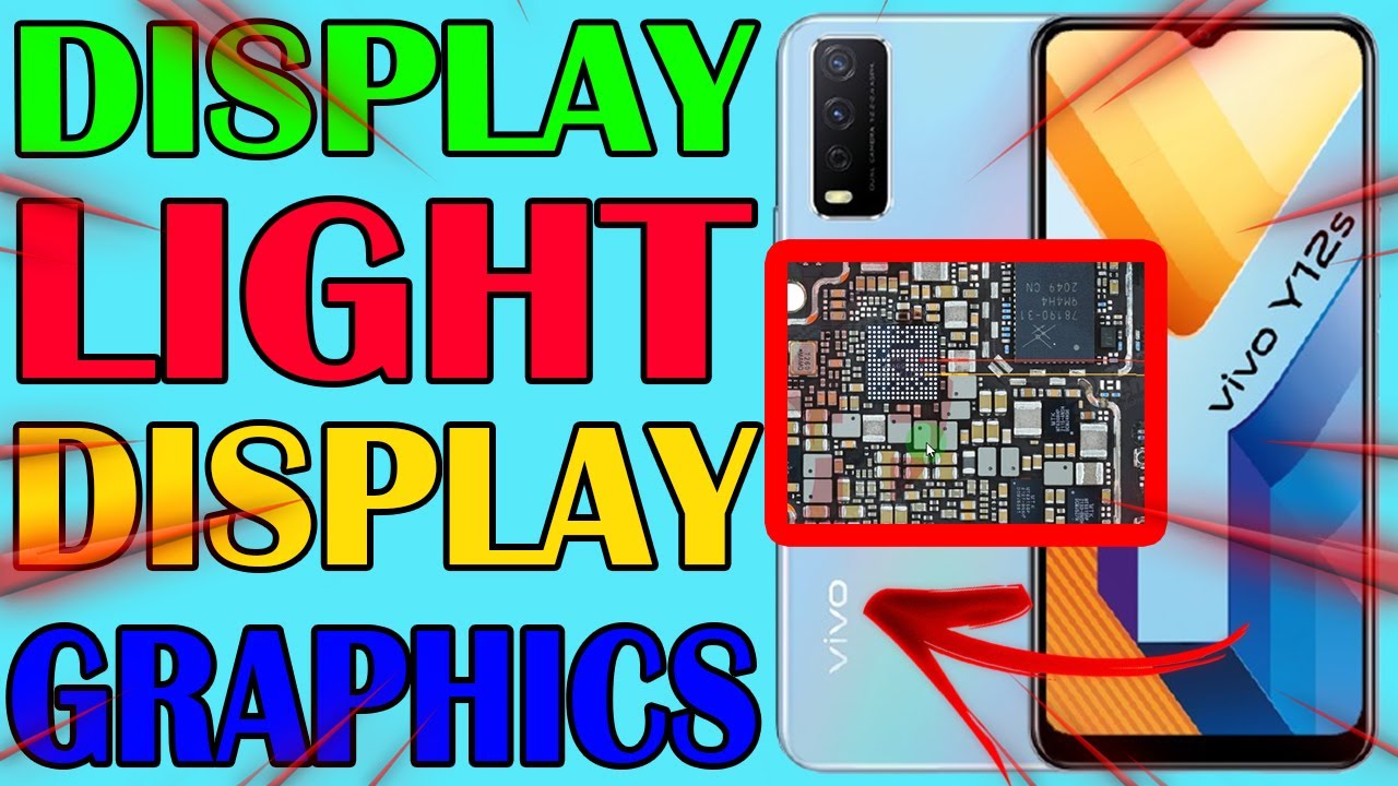 VIVO Y12S no display light no display graphics solution - YouTube