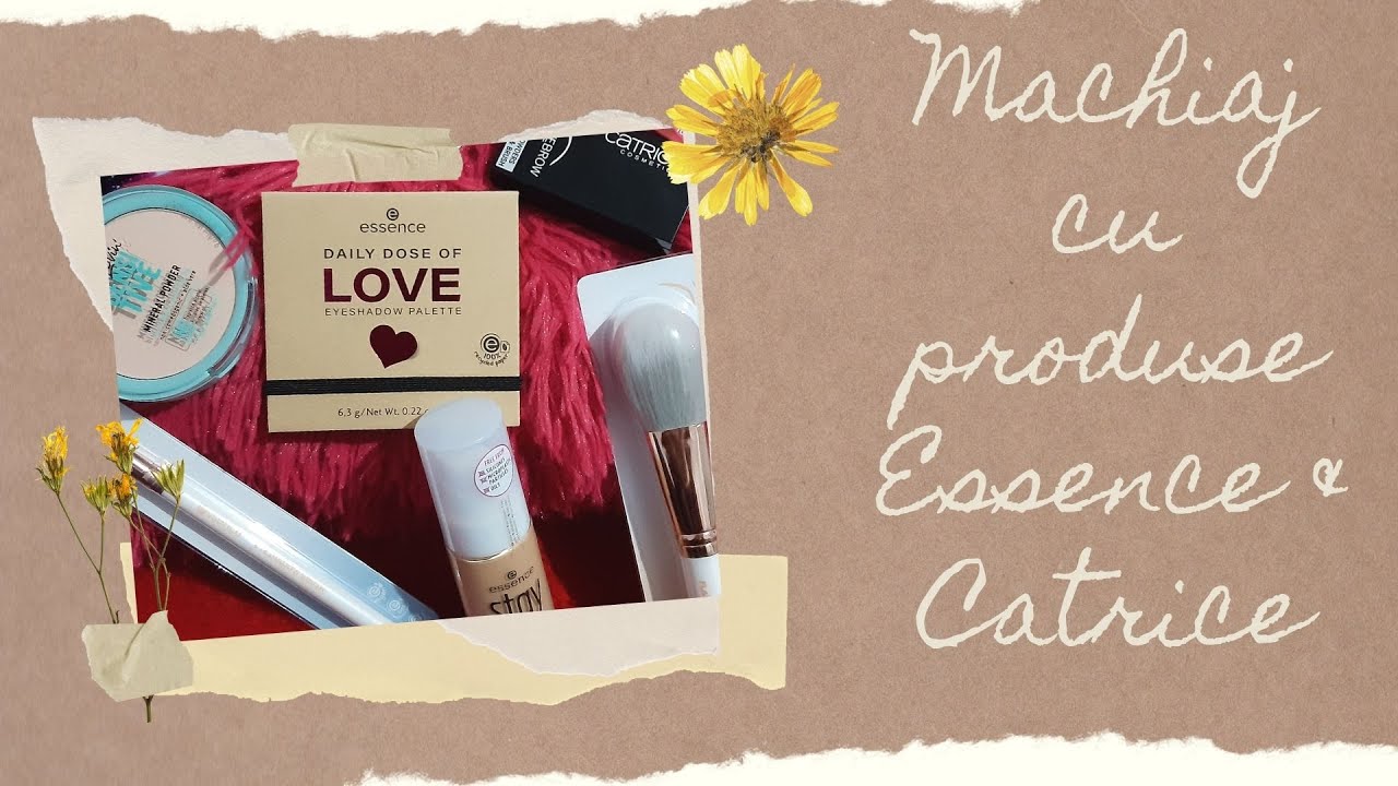 Machiaj cu produse Essence & Catrice// Produse favorite/Review produse ...