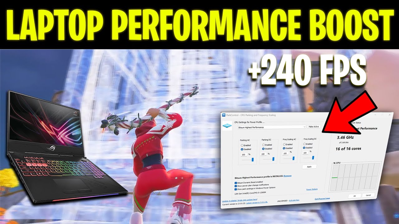 GET 200 FPS IN FORTNITE CHAPTER 4 ON LAPTOPS! (MAX FPS & LOW INPUT ...
