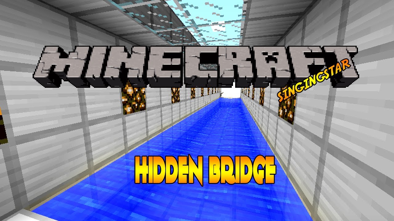 Minecraft hidden bridge - YouTube