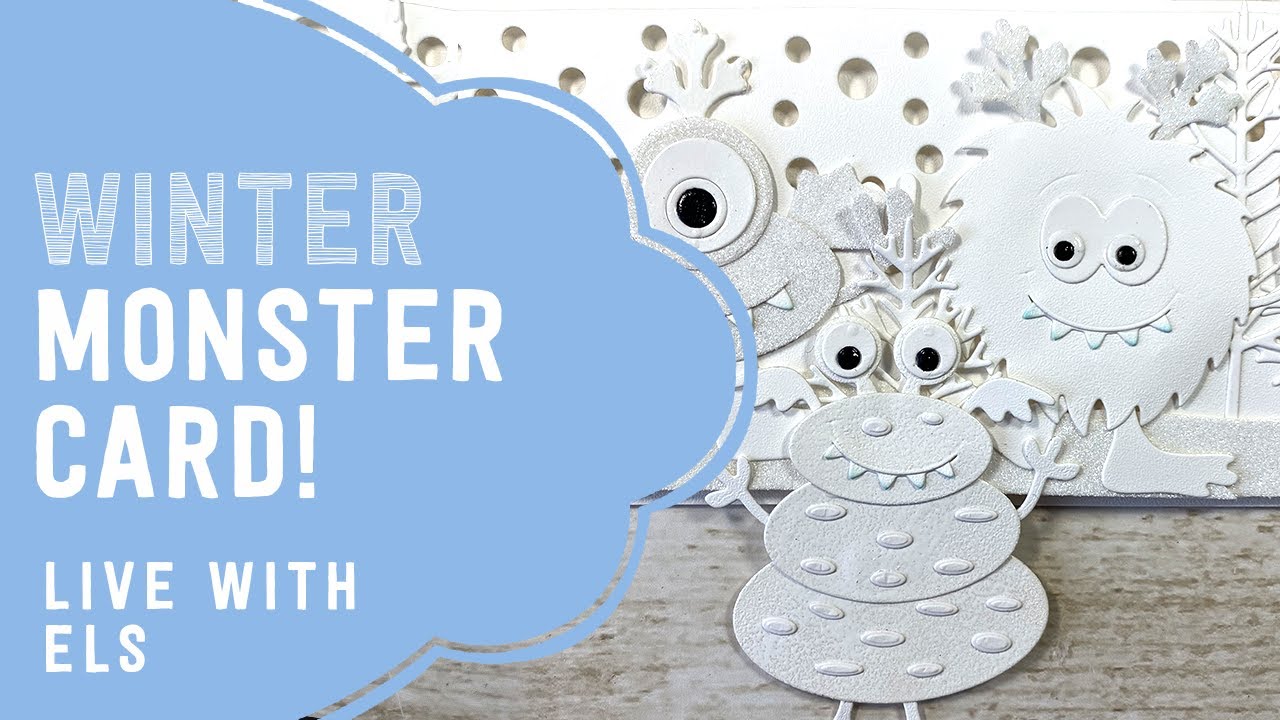 Winter Monster Cards! | LIVE with Els - YouTube