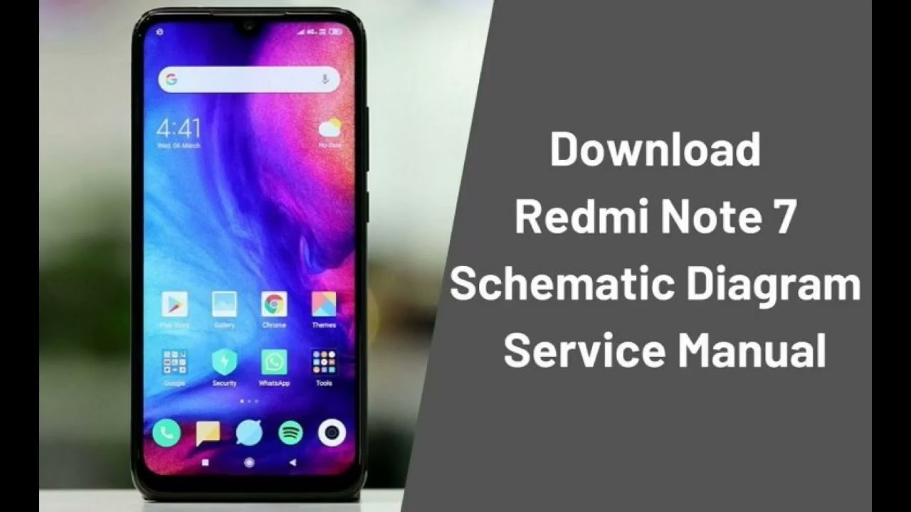 xiaomi redmi note 7 motherboard schematic diagram service ways ic ...