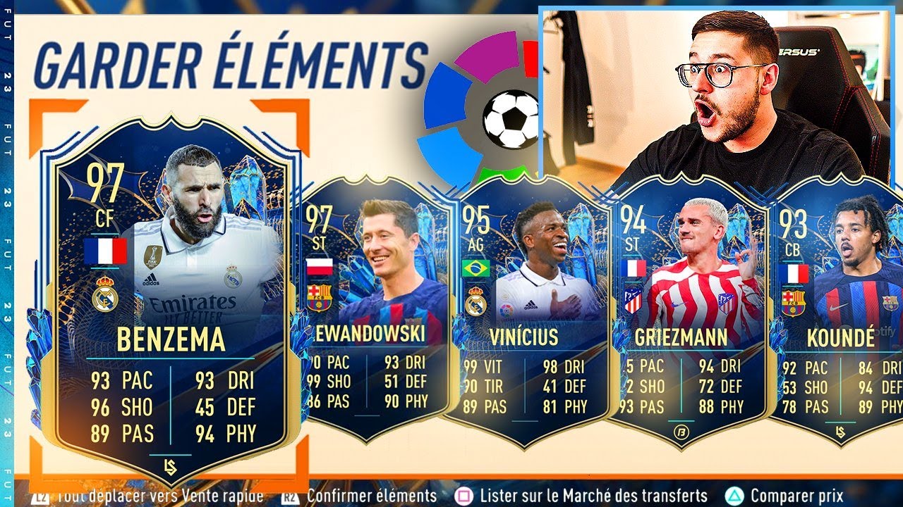 Le Méga Pack Opening pour la TOTS LIGA (j'ouvre le pack 25 joueurs 84 ...