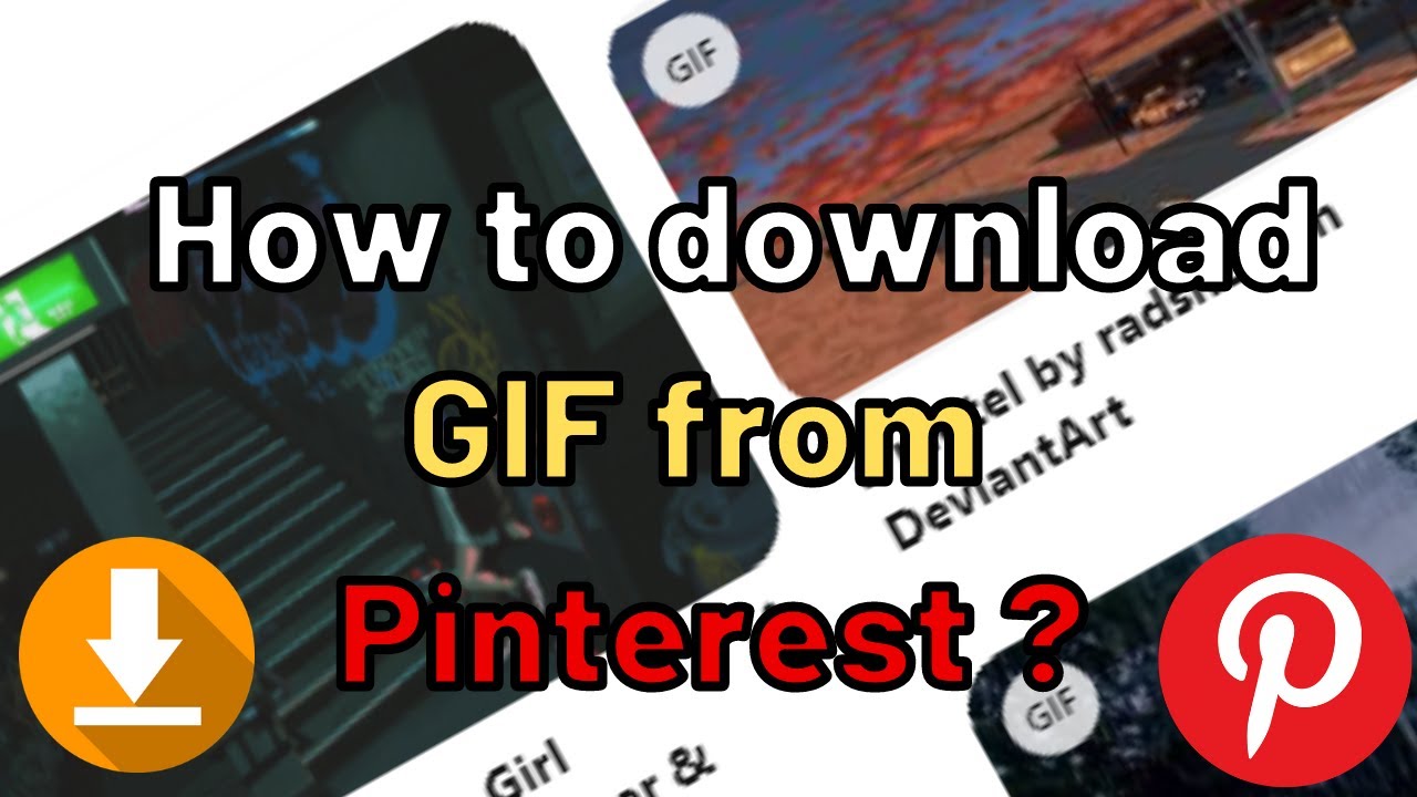 How To Download GIF From Pinterest? - YouTube