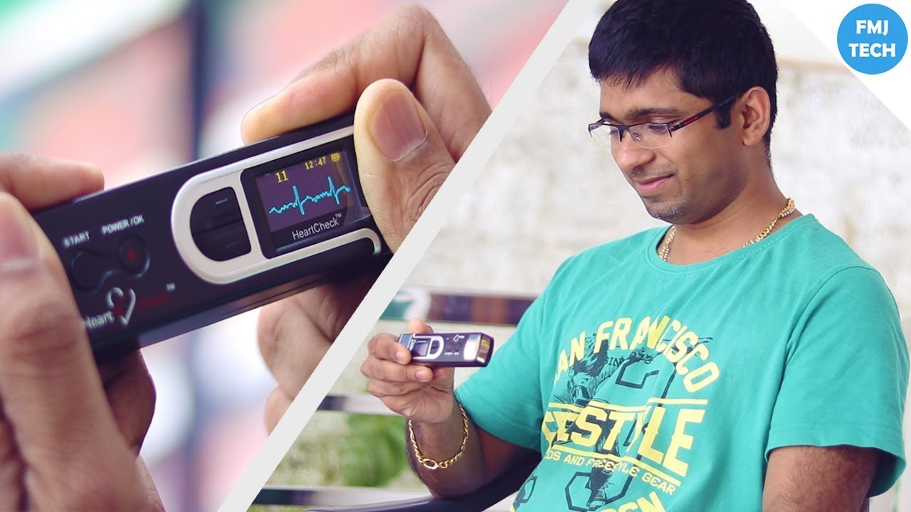 Check ECG at Home | FDA Approved Handheld ECG Heart Check Pen - YouTube