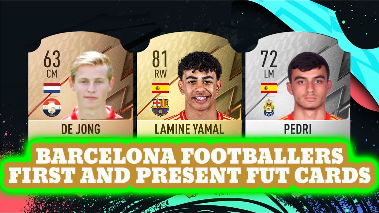 FIFA 25 | BARCELONA FIRST AND PRESENT FUT CARDS - YouTube