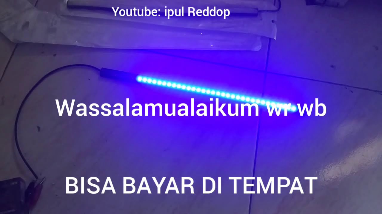 LED STRIP STROBO MiNi RUNNING FLOWING 32CM - YouTube