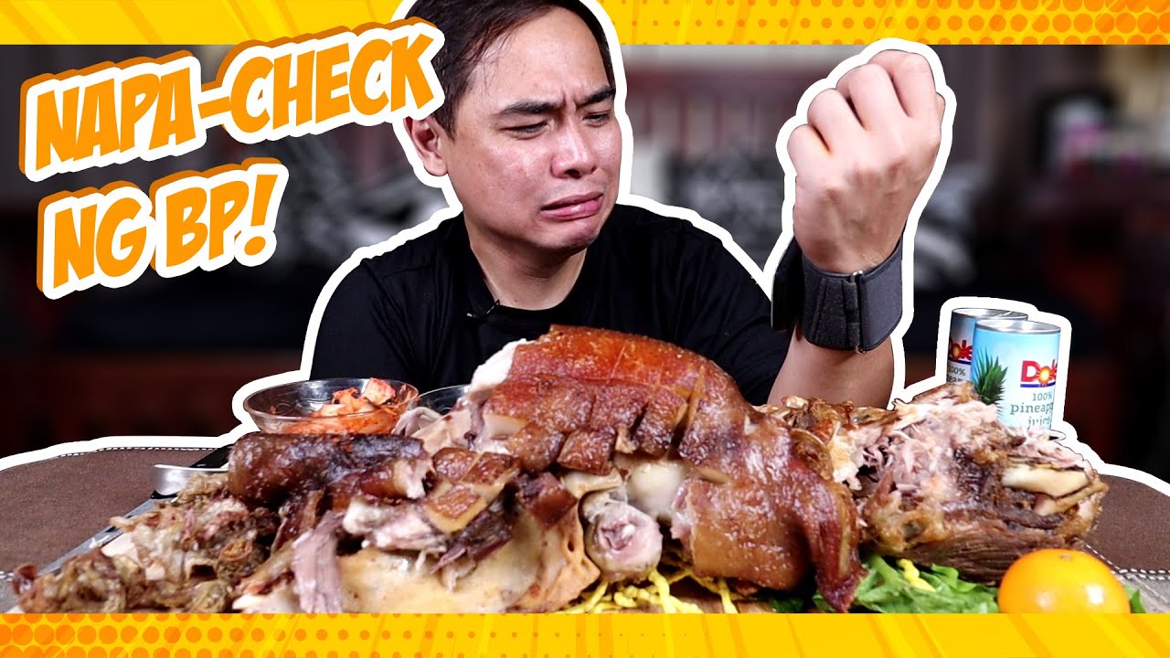 Crispy Ulo ng Baboy Mukbang | Crispy Pata | Chicharon Bulaklak ...