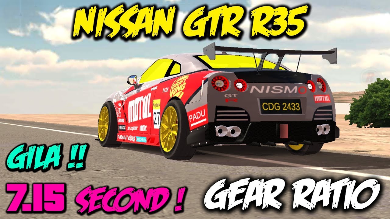 Nissan GTR R35 2000HP Gear Ratio 7 Second 400MTR l Car Parking ...