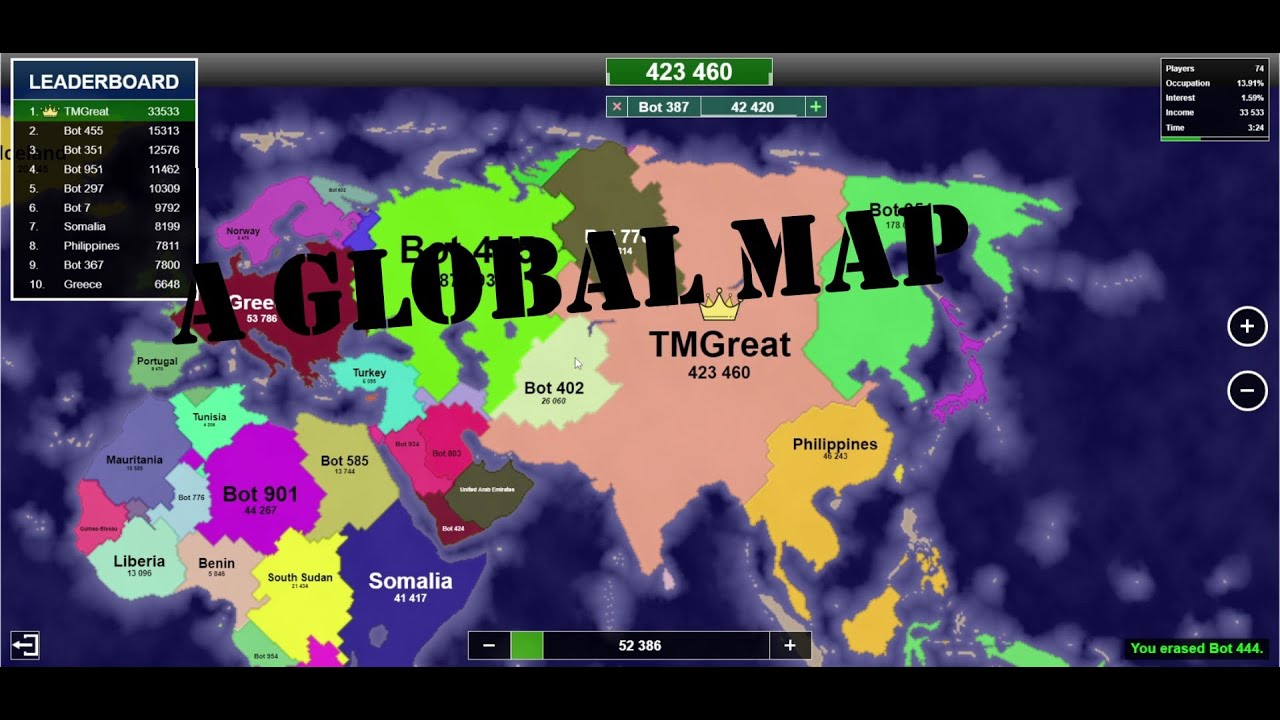 Territorial.io - Global Map bemutatása - YouTube