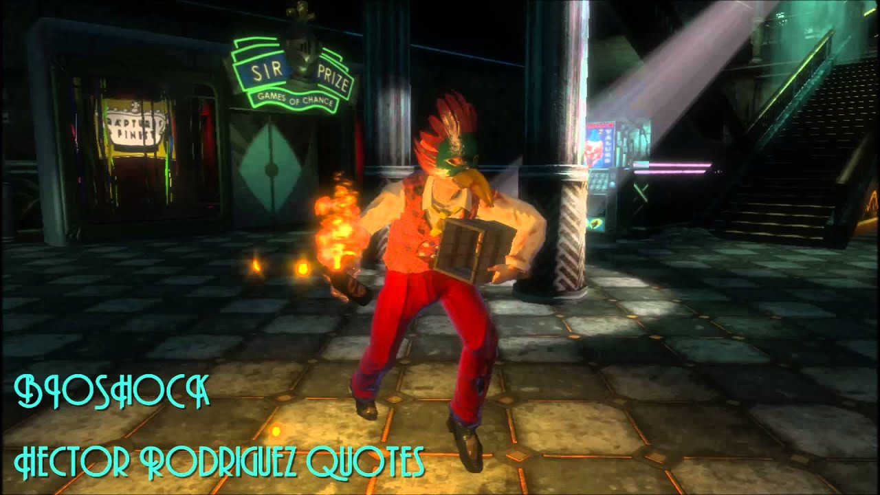 Bioshock : Hector Rodriguez Quotes/Dialogue - YouTube