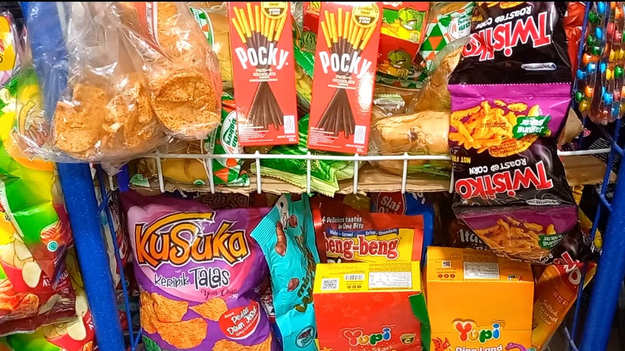 jajanan snack enak permen yupi bengbeng pocky coklat twistko lollipop ...