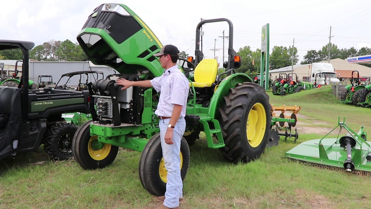 John Deere 5045E Features - YouTube