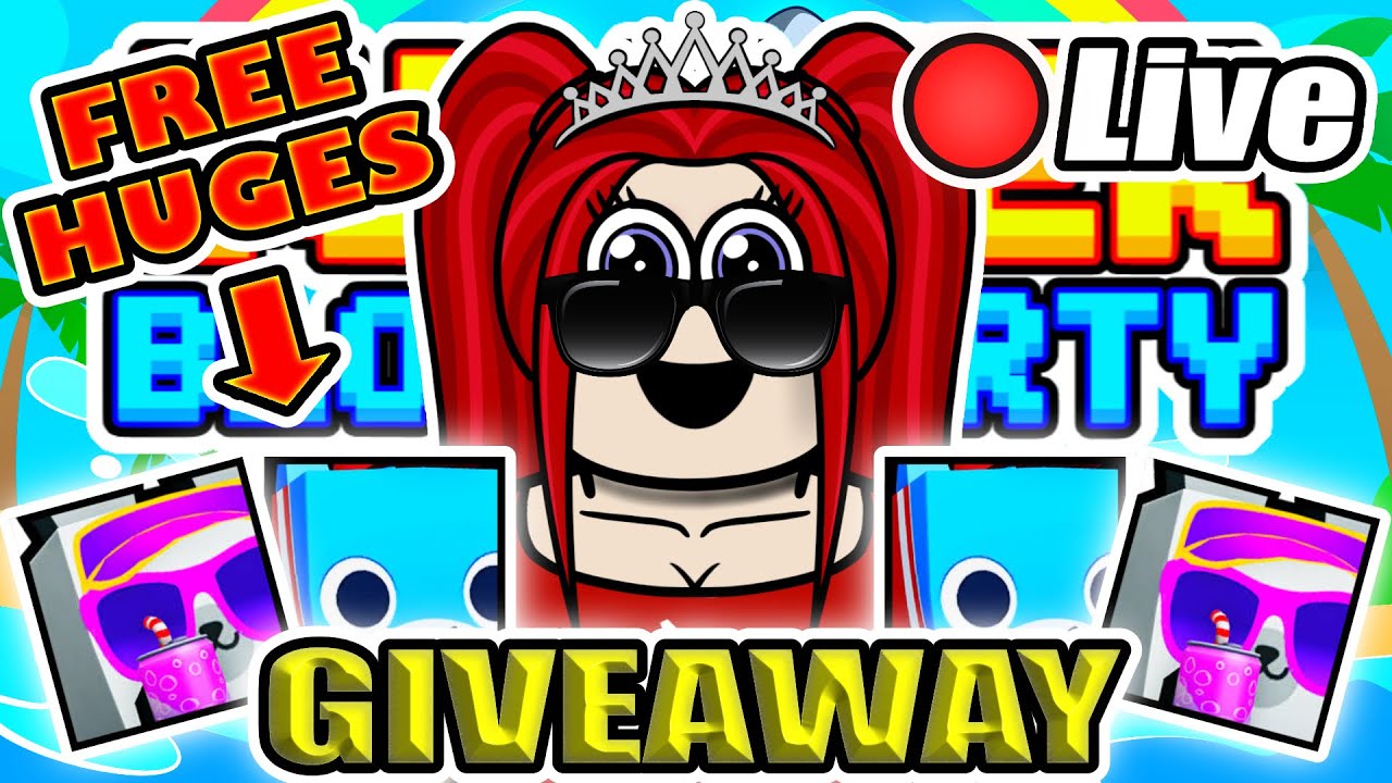 PET SIM 99 GIVEAWAY LIVE! 🔴Free Huges! *New* Summer Block Party Event ...