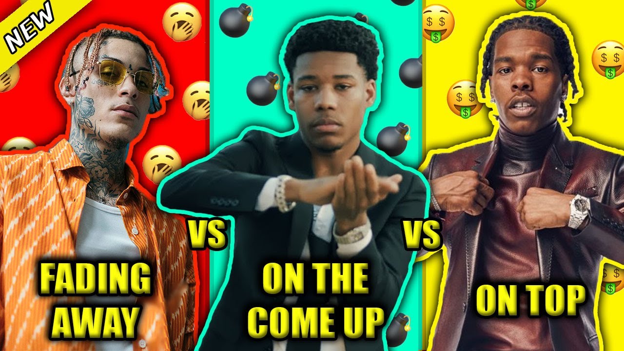 RAPPERS FADING AWAY VS RAPPERS ON THE COME UP VS RAPPERS ON TOP - YouTube