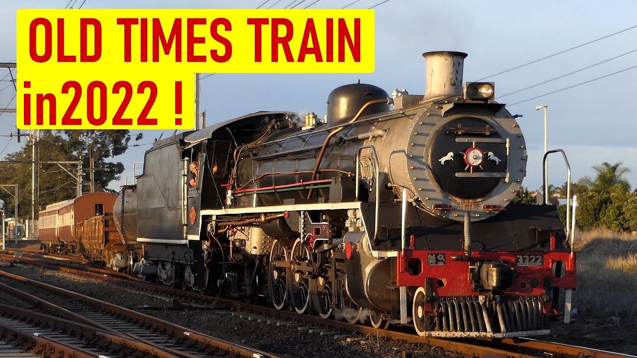OLD TIMES STEAM TRAIN to/from MALMESBURY - YouTube