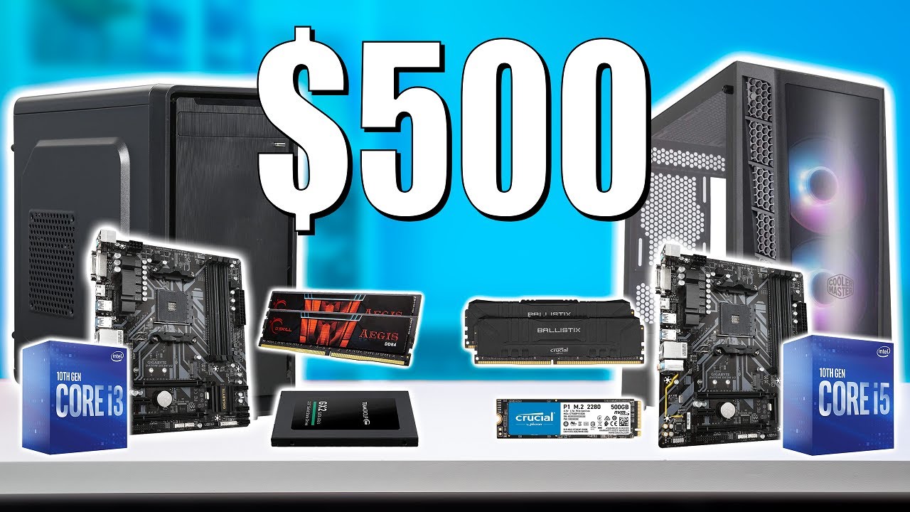 Two Ways to Build a $500 Gaming PC TODAY - YouTube