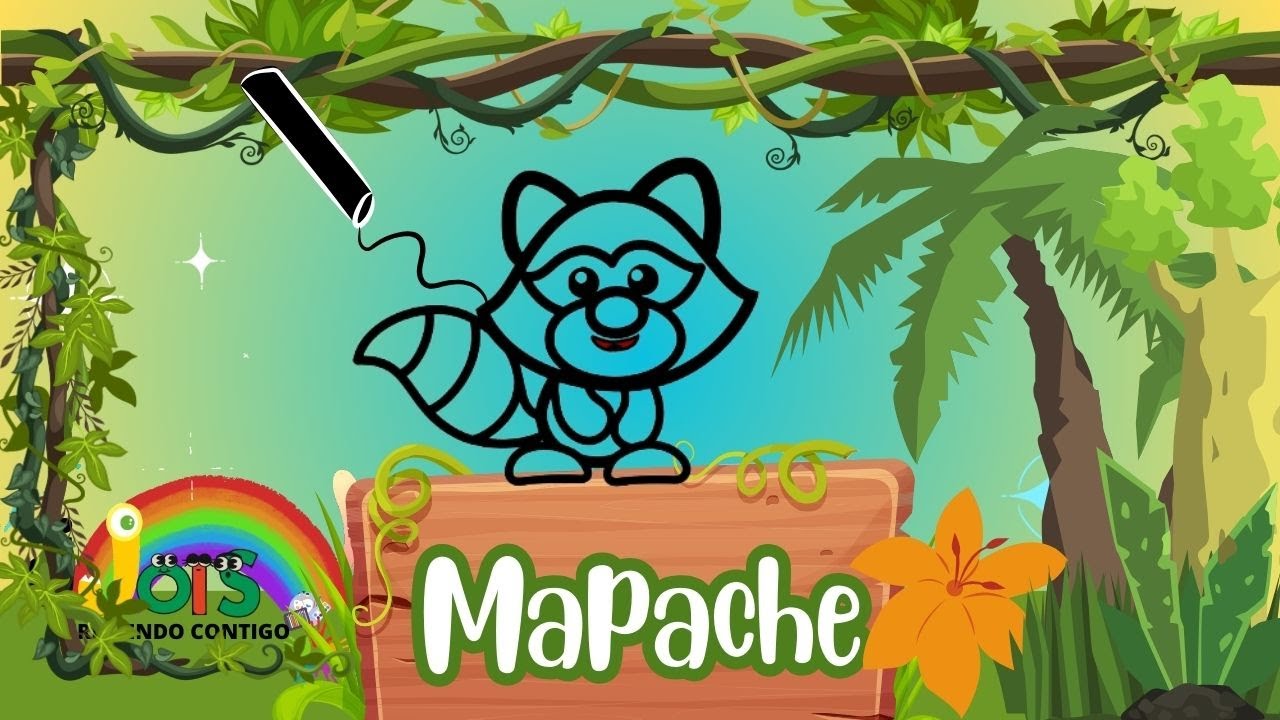 Como Dibujar Un Mapache Facil y Rapido// Dibuja un mapache en menos de ...