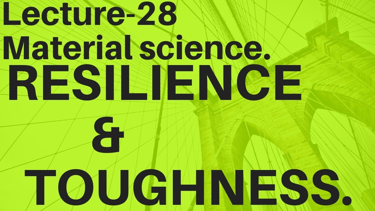 Material Science Lec-28|RESILIANCE & TOUGHNESS| - YouTube