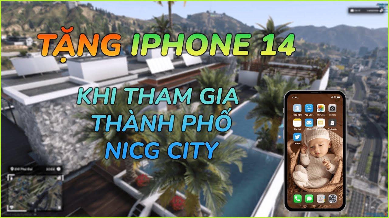 Tặng iPhone 14 cho AE tham gia trải nghiệm bản GTA Online FiveM thành ...