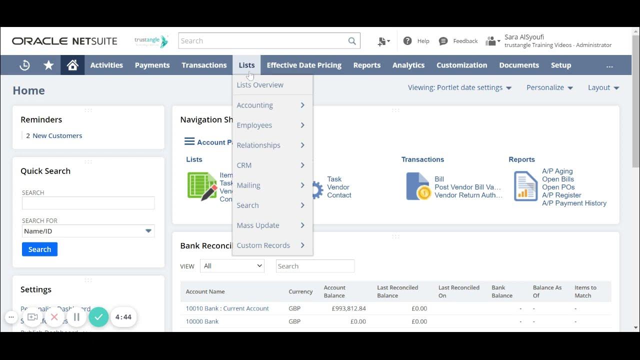NetSuite | Create Employee Records in NetSuite - YouTube