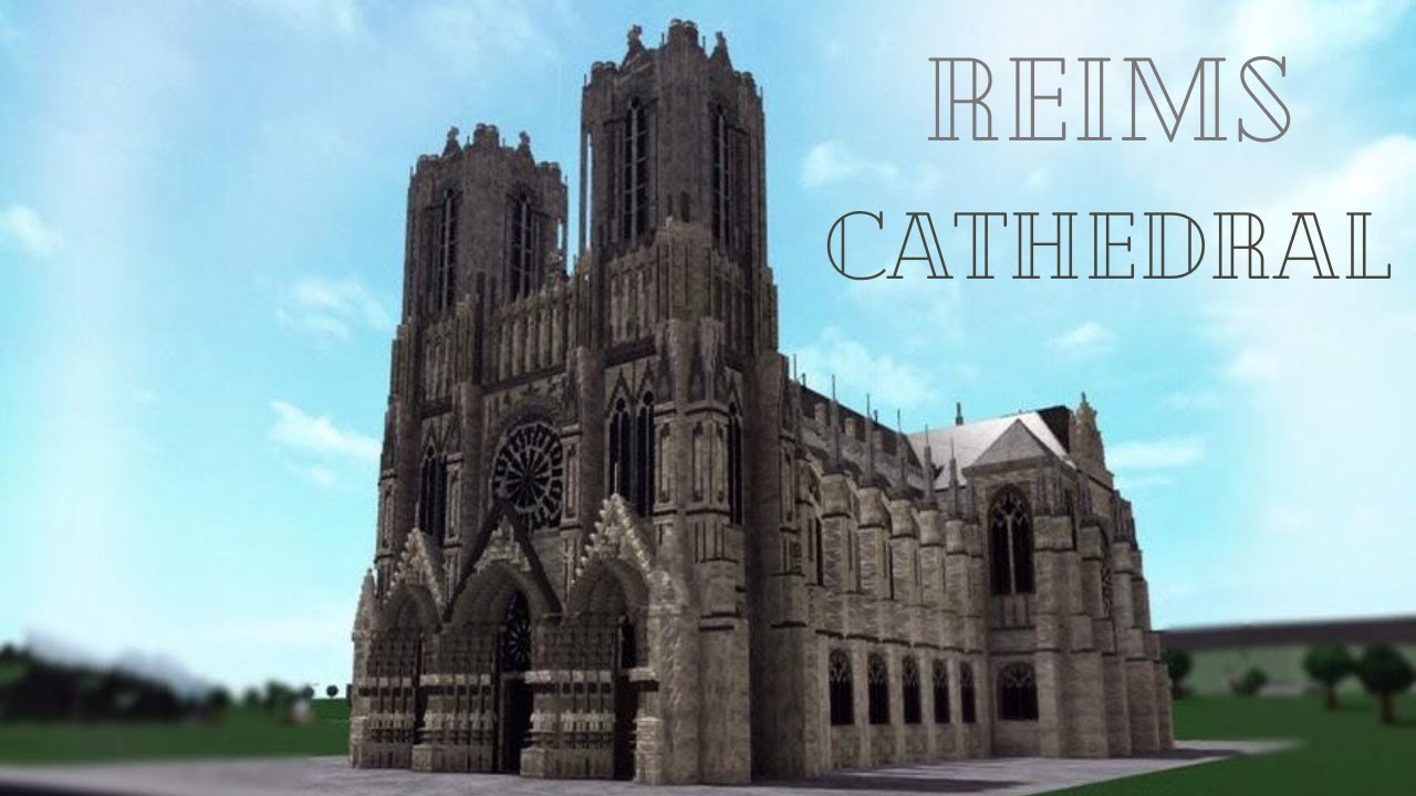 Reims Cathedral in Bloxburg WITH INTERIOR! | Tour and Speedbuild by ...