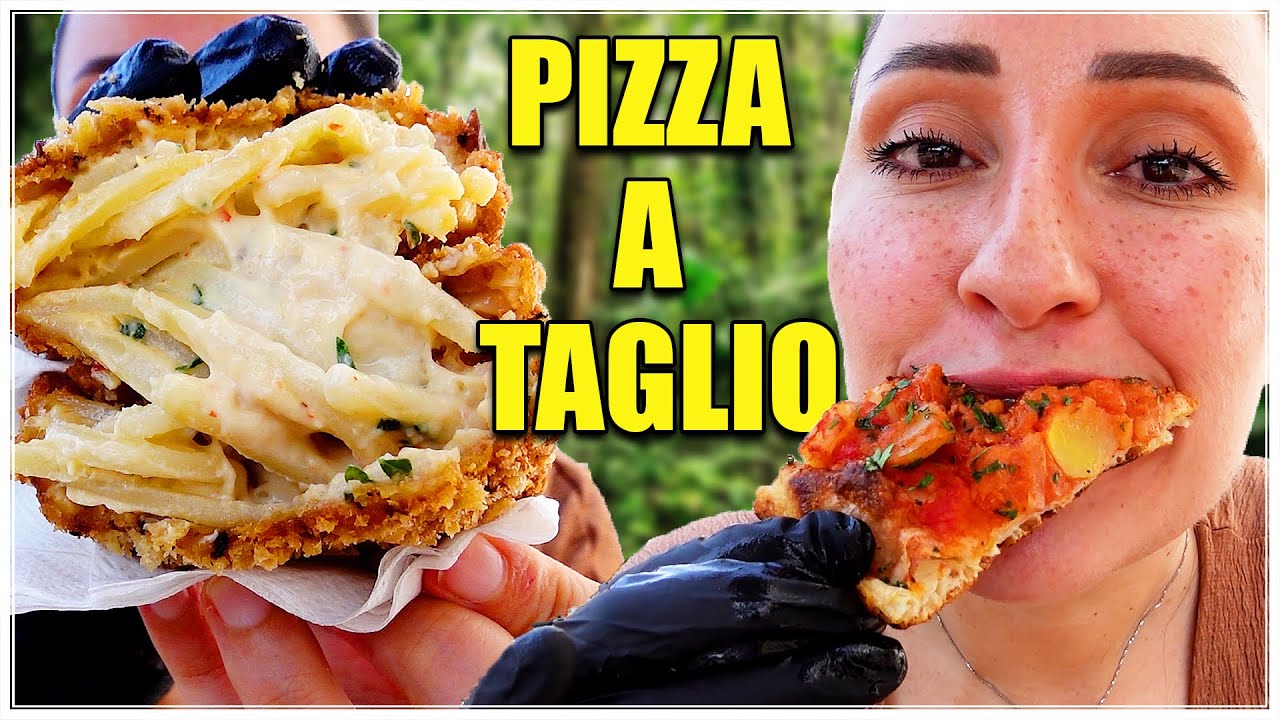 PIZZA A TAGLIO ARISTOCRATICA a ROMA : PIZZA con BACCALÀ in UMIDO e ...