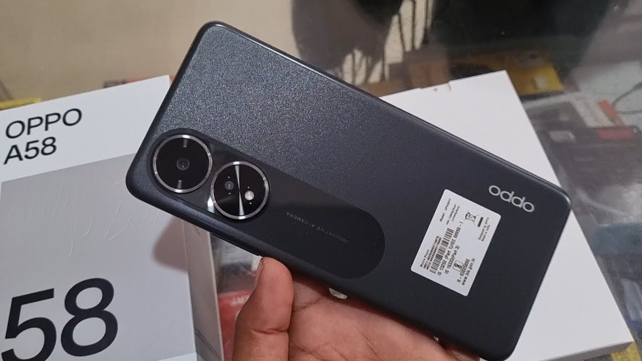 Oppo A58 Glowing Black Unboxing | oppo a58 | Gurudeb info - YouTube