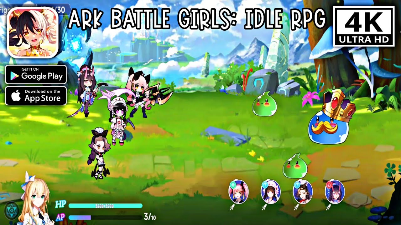 Ark Battle Girls : Idle RPG || Android - iOS 4K 60fps Gameplay - YouTube