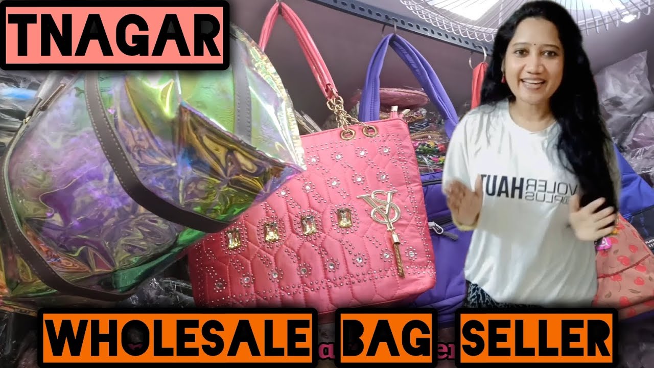 pondy pazar wholesale bag seller || pondy pazar tnagar Chennai # ...