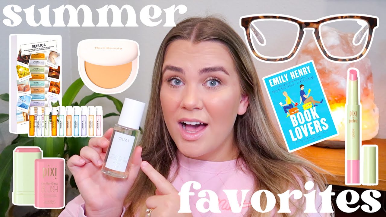 summer favs - my must-haves + i started reading again!! 2024 - YouTube