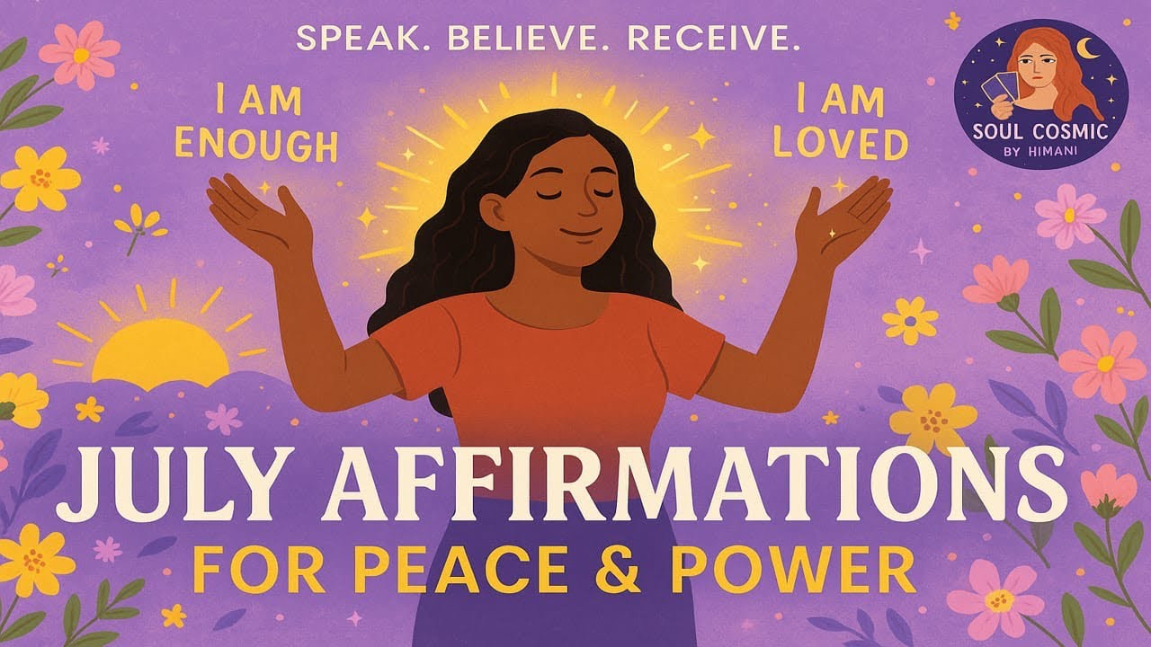 July Affirmation #julyaffirmation #positiveaffirmations - YouTube