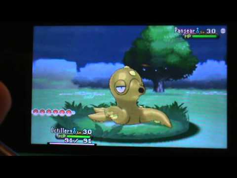 Shiny Octillery in Pokemon Y! - YouTube