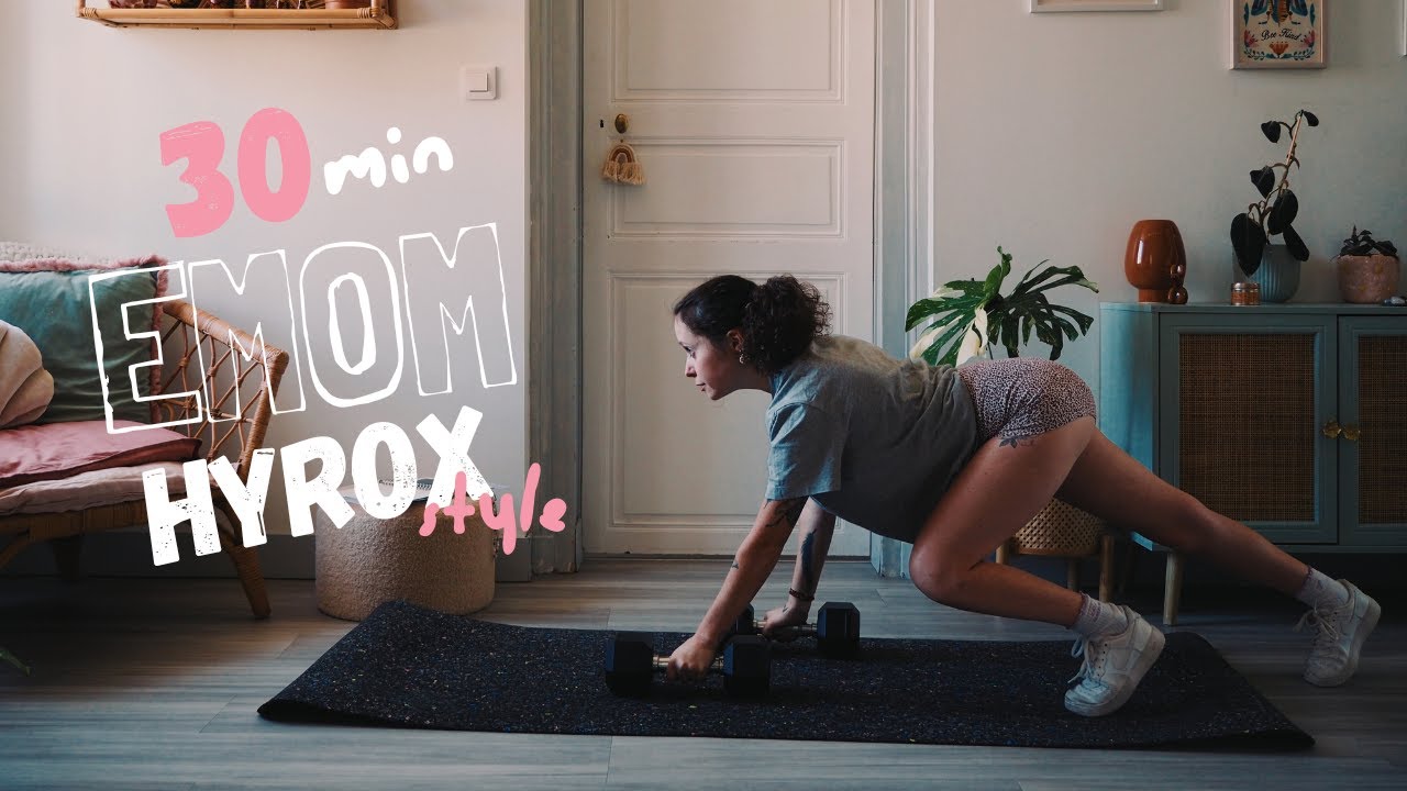 30Min EMOM Hyrox Style | Strong & Intense | Fullbody Super Sweaty ...
