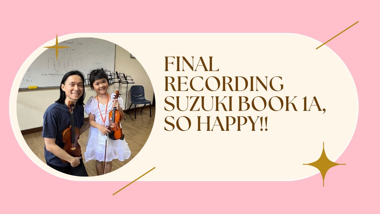 Suzuki Violin Recording Book 1A - YouTube