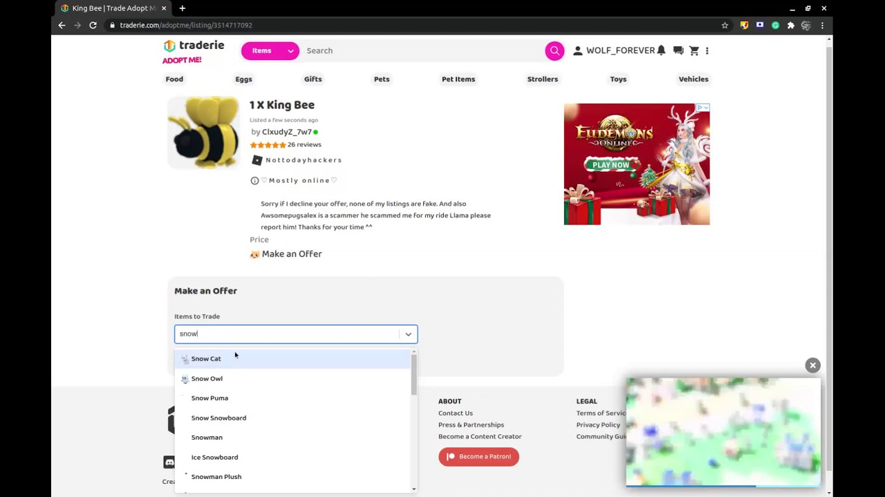 How To Make An offer In Traderie - YouTube