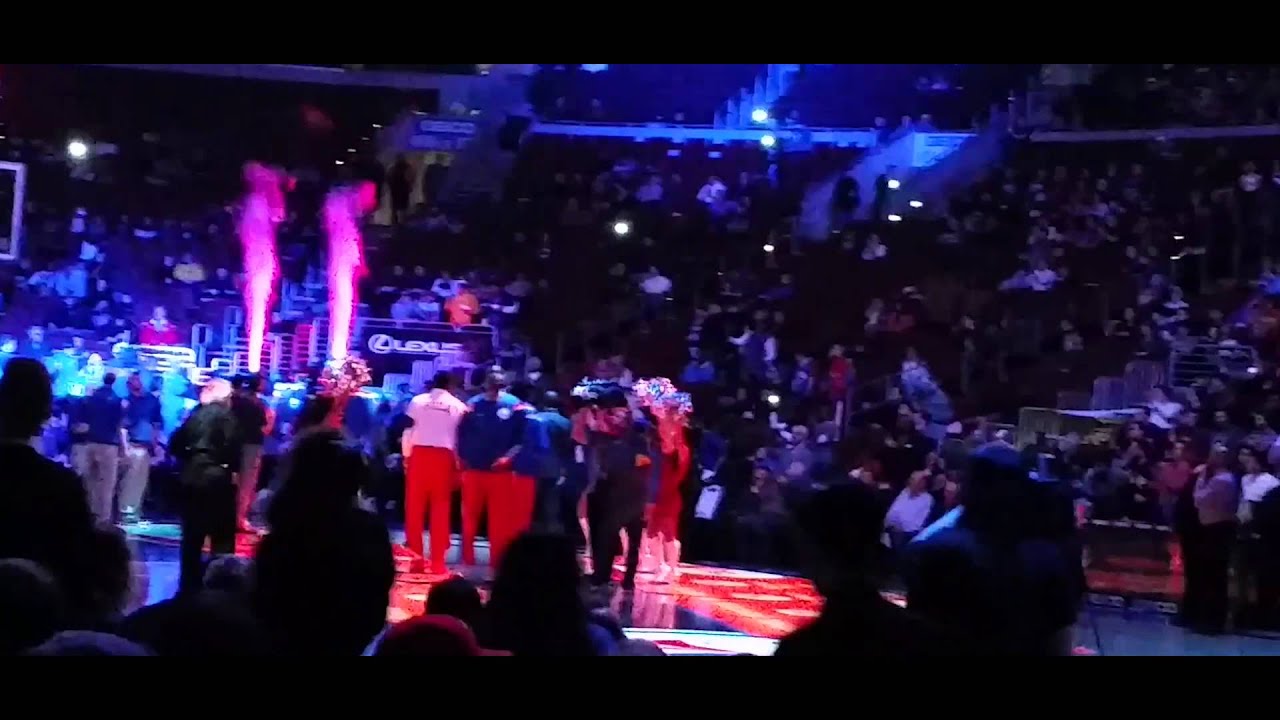Philadelphia 76ers Starting Lineup Introduction 1/7/15 - YouTube