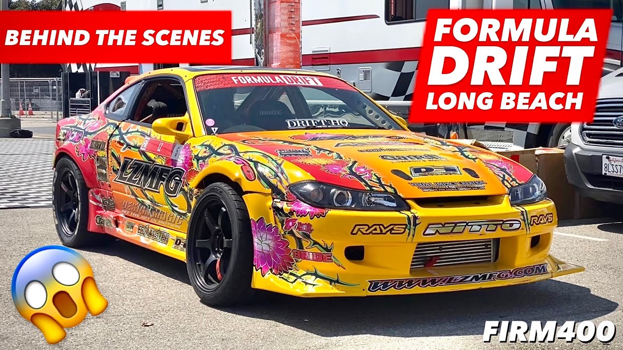 BEHIND THE SCENES @ FORMULA DRIFT STREETS OF LONG BEACH 2021 - YouTube