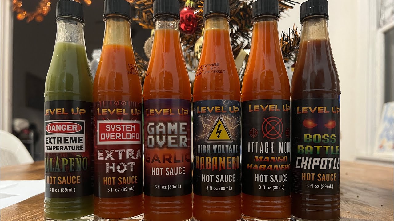 Level up hot sauce review - YouTube