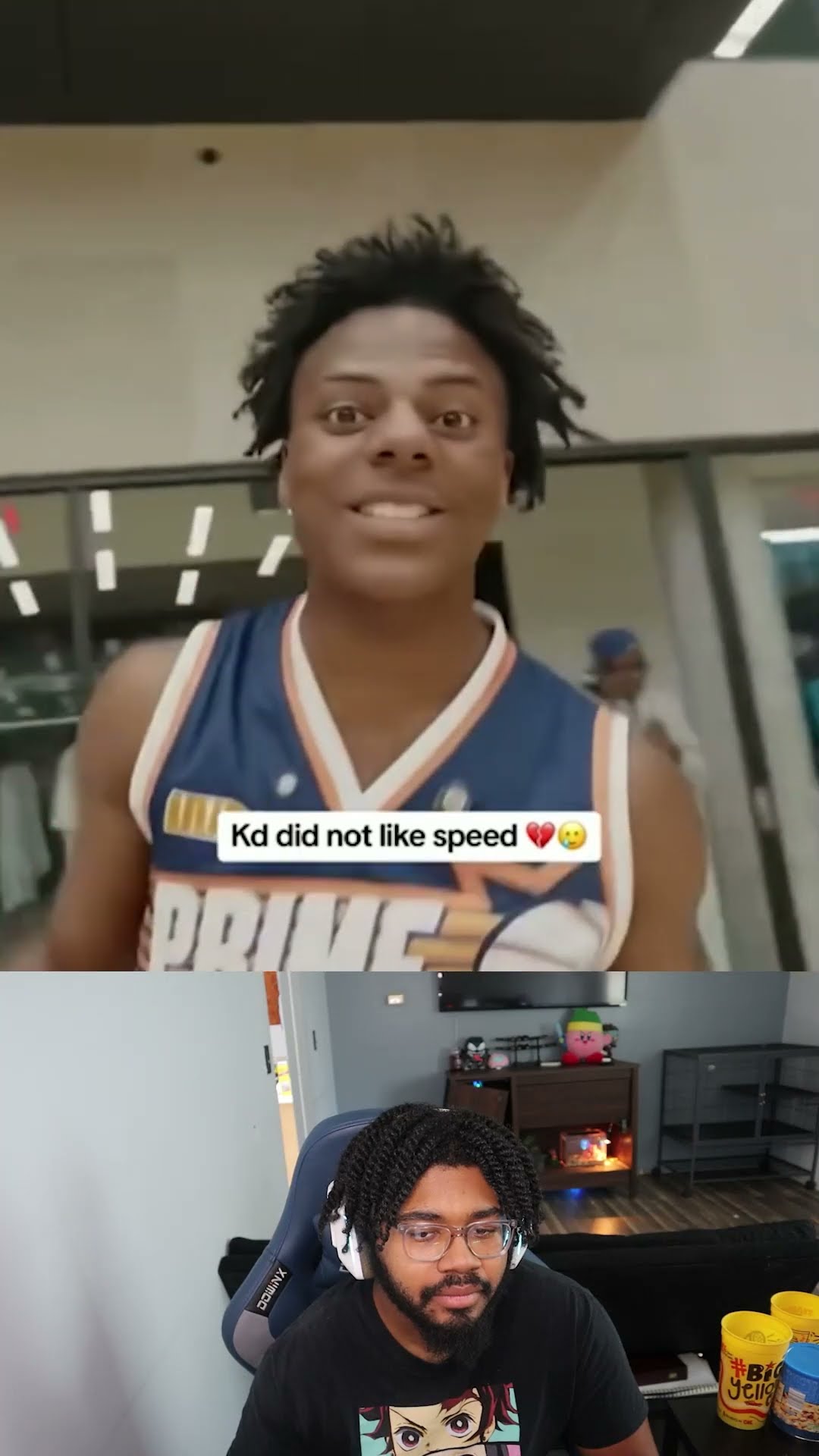 KD made it very obvious that he does not like #speed #ishowspeed #funny ...