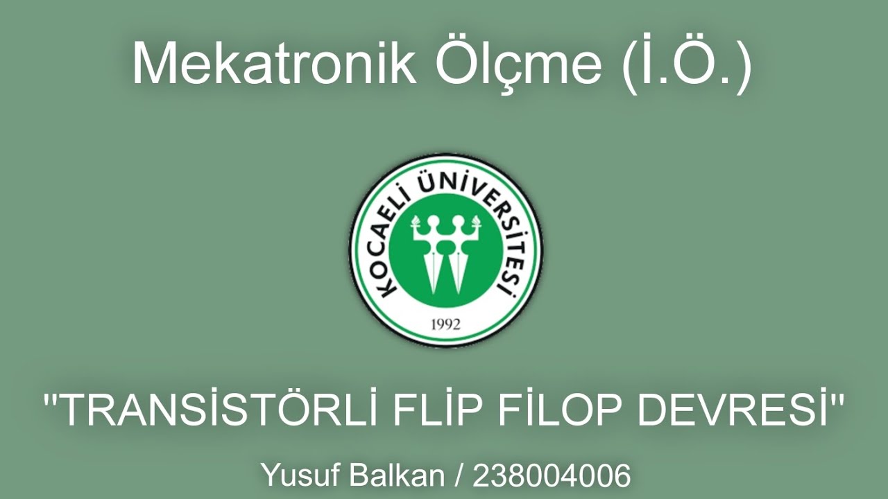 Transistörlü Flip Filop Devresi - Proteus Çizimli ve Gerçek Bread Bord ...