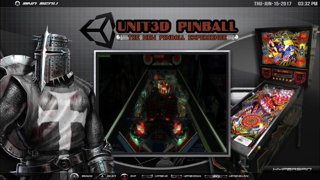 HYPERSPIN - Unit3D Pinball | 14 Tables - YouTube