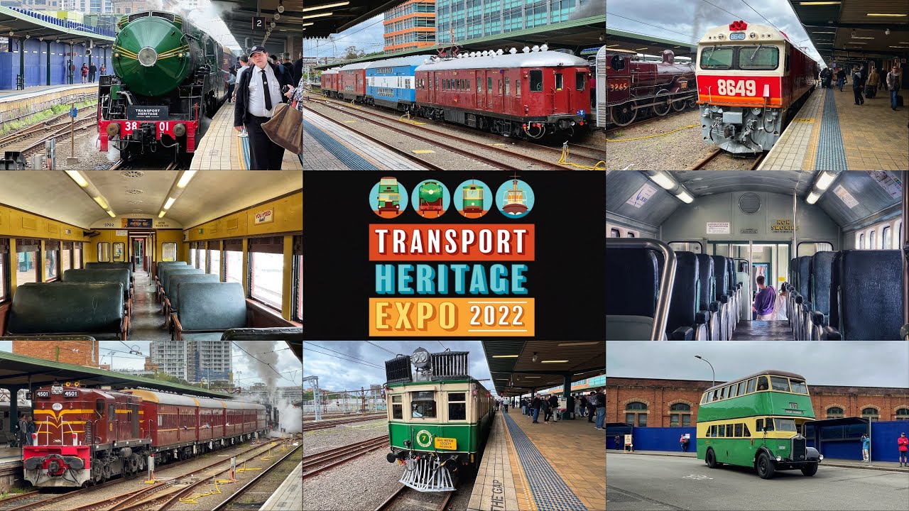Sydney Trains Vlog 1985: NSW Transport Heritage Expo 2022 - YouTube