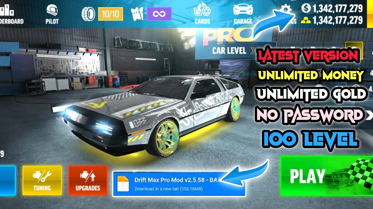DRIFT MAX PRO MOD APK UNLIMITED MONEY UNLOCK EVERYTHING LATEST VERSION ...