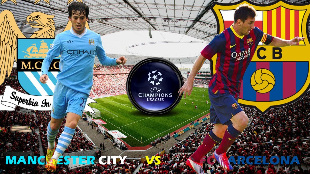 Manchester City vs FC Barcelona - Przegląd meczów 1/8 [cz.1/8] - YouTube
